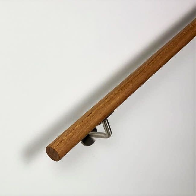 Houten trapleuning rond: Eiken - Trapleuningexpert