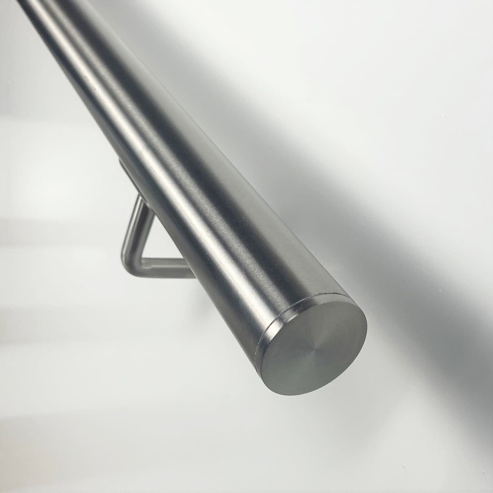 RVS trapleuning Rond - inclusief leuningdragers - Trapleuningexpert