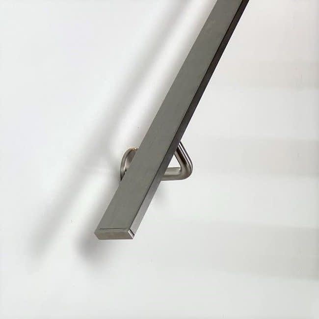 RVS trapleuning – Plat (40x10 mm) - Trapleuningexpert