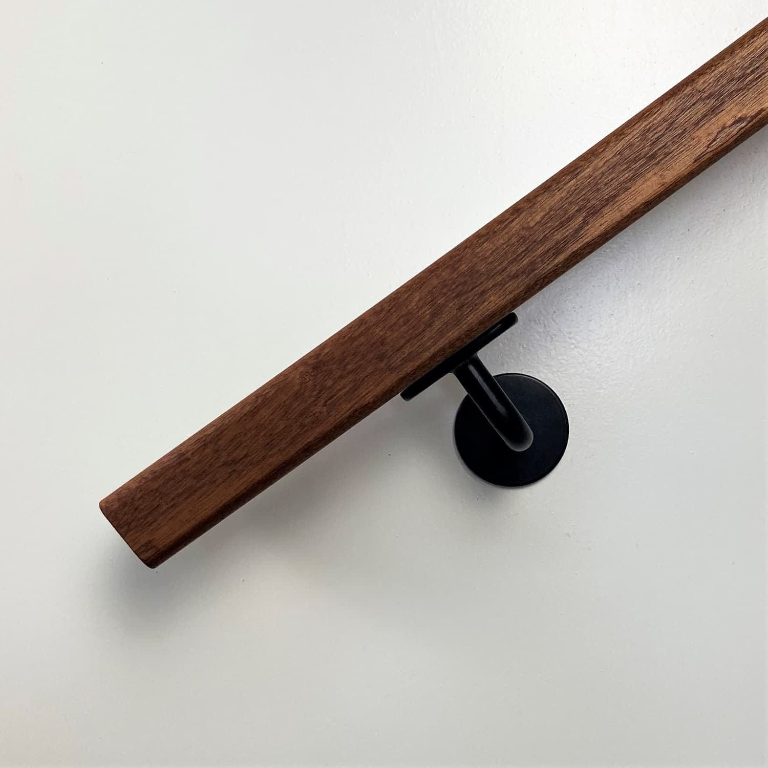 Houten trapleuning rechthoekig: Mahonie - Trapleuningexpert